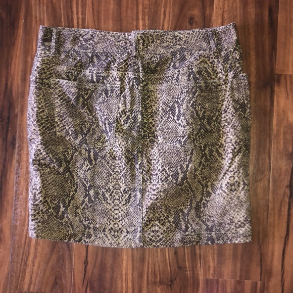 Chaps | Skirts | Snake Mini Skirt | Poshmark